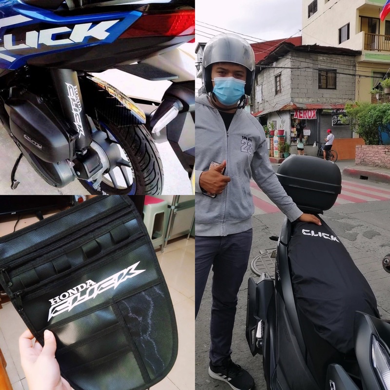 HONDA CLICK V1/V2/V3 SET (SHOCK COVER/SEAT ORGANIZER/SEAT COVER ...