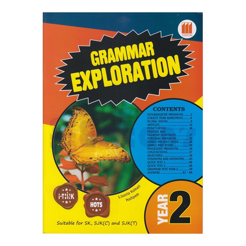 Vision | Reference Book | Grammar Exploration Year 2 (2021) | Shopee ...
