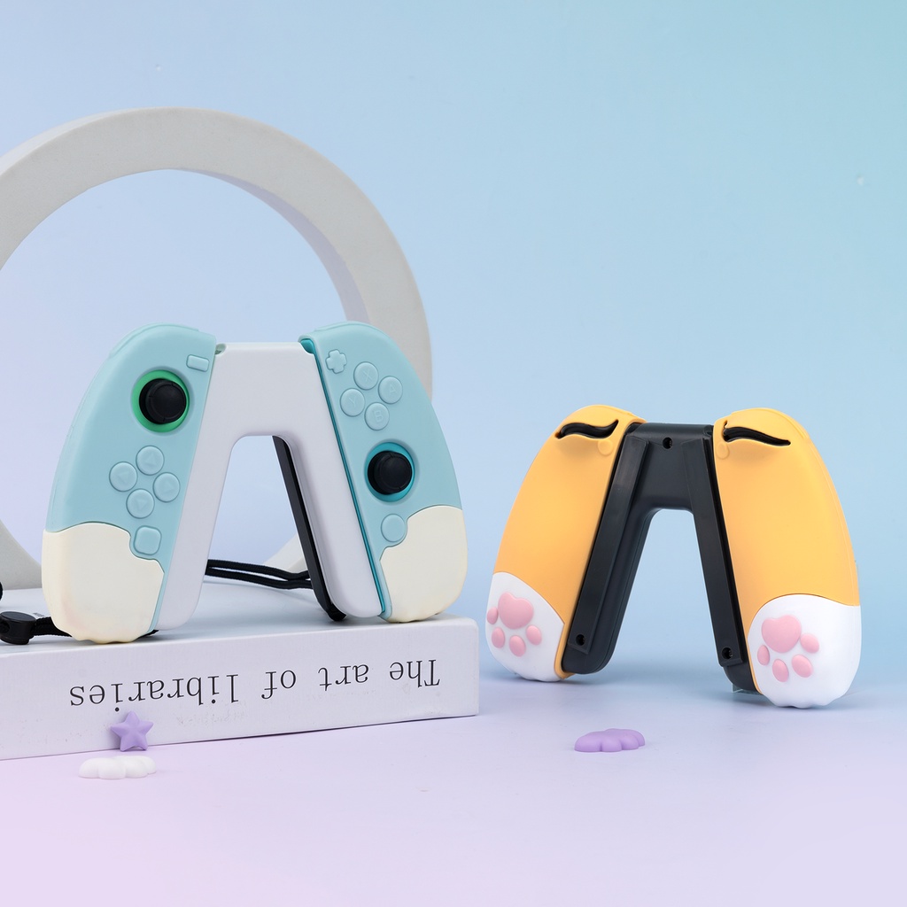 Nintendo Switch Oled Game Console Handle V-shaped Handle Joycon Handle ...