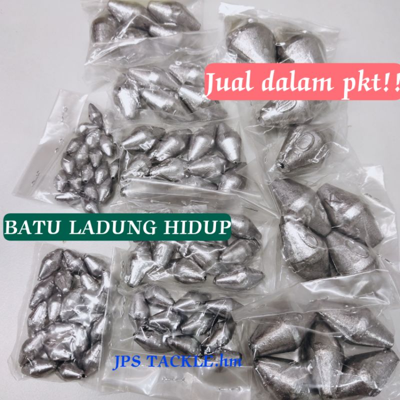 BATU LADUNG PANCING TIMAH OB BATU LADUNG HIDUP batu pancing | Shopee ...