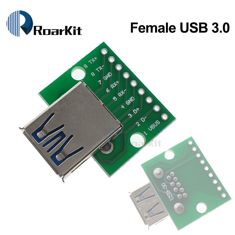 USB Male Connector / MINI MICRO USB to DIP Adapter Board 2.54mm 5pin ...