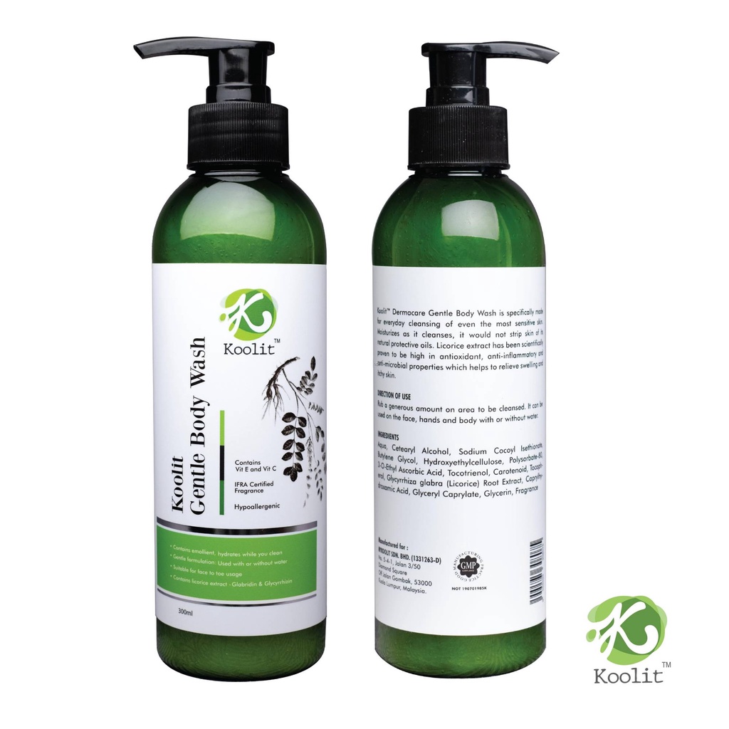 Koolit Gentle Body Wash 300ml | Shopee Malaysia