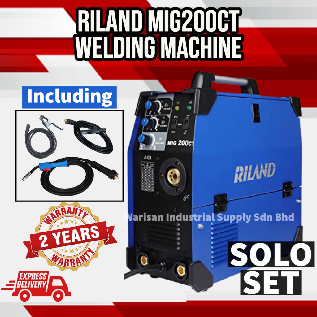 Riland MIG200CT 200A MOSFET 5KG 2 in 1 MIG / MMA Welding Machine MIG ...