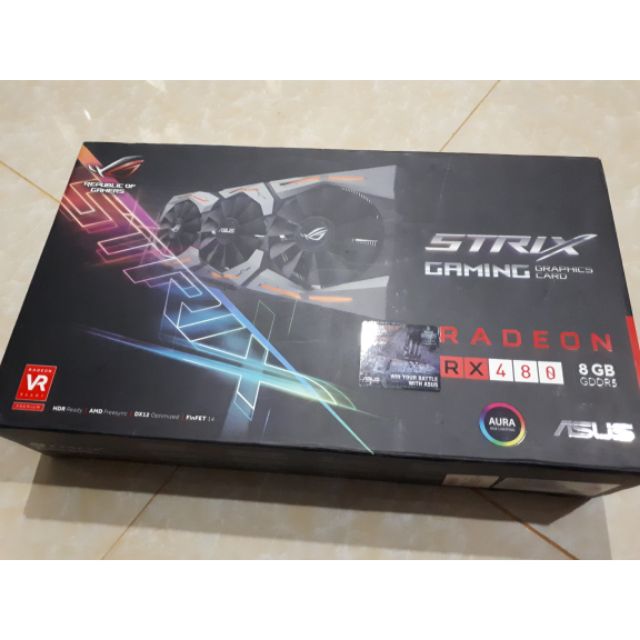 Asus Rog Strix RX480 8gb | Shopee Malaysia