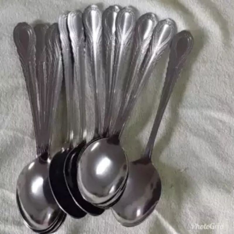 MAMA Stainless Steel Spoon / Sudu Besi / Sudu Teh (12pcs) | Shopee Malaysia