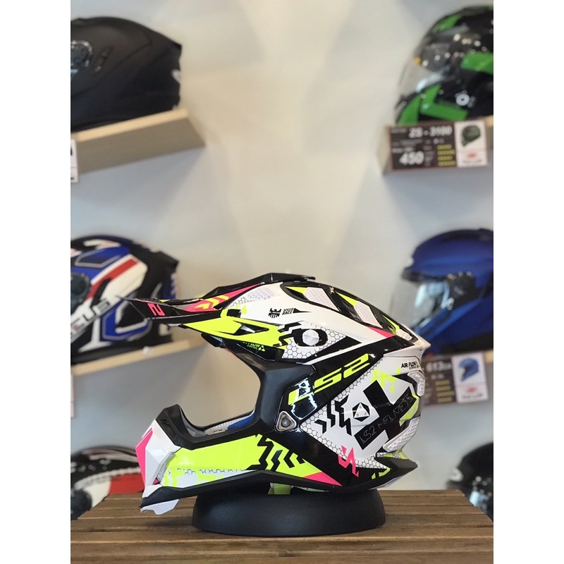 LS2 MX470 subverter triplex (black/pink/yellow) | Shopee Malaysia