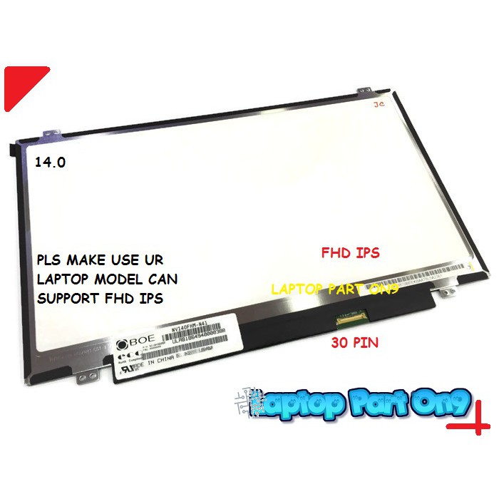 Compatible HP PROBOOK 640G2 TPN-Q171 14-AL 840 G3 320-14ISK K401U E402S E402SA E402Y A456UR LCD ...