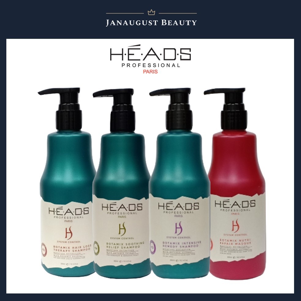 HEADS PROFESSIONAL Paris Botamix Shampoo & Masque 300ml (HAIRLOSS ...