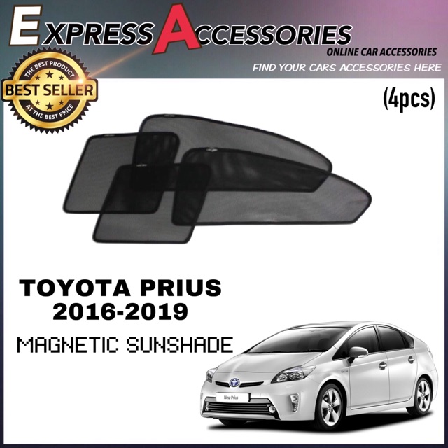 Toyota Prius 2016-2019 Magnetic Sunshade Sun Protection (4pcs) | Shopee ...