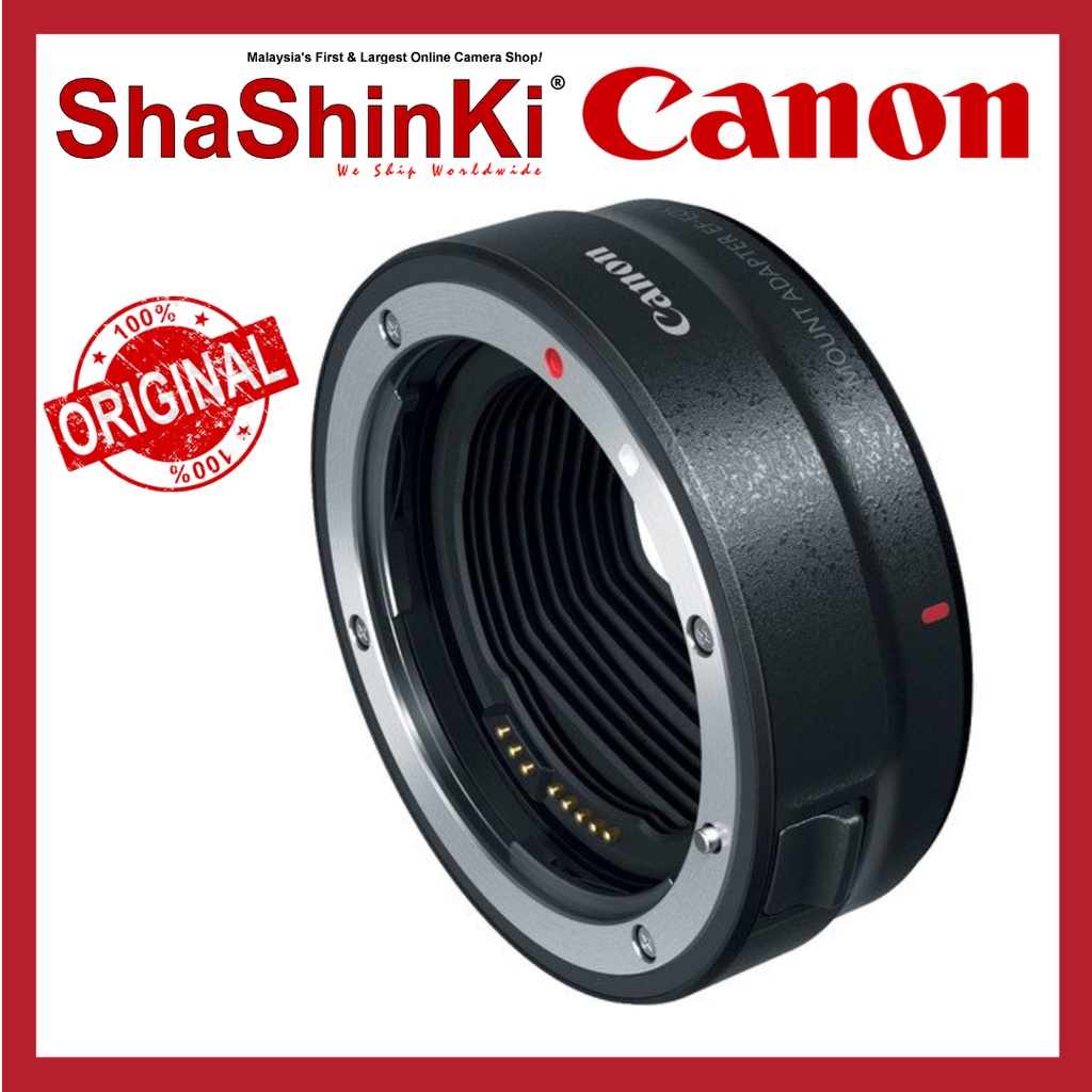 Canon EF-EOS R EF Lens to RF Mount Adapter (Canon Malaysia) | Shopee ...