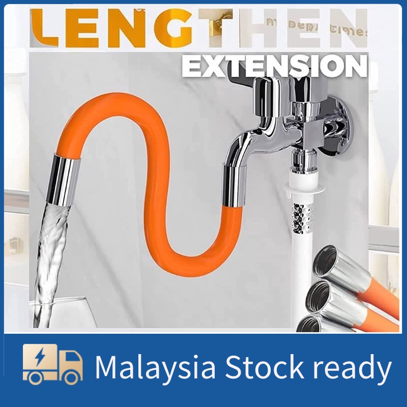 Faucet Extension Extender Universal 360 Degree Rotating Silicone ...