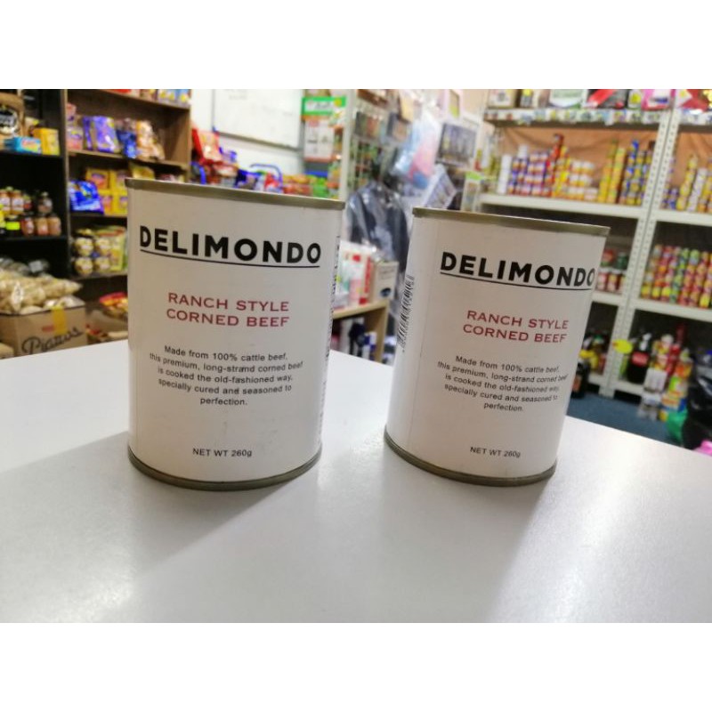 DELIMONDO RANCH STYLE CORNED BEEF 260GRAMS | Shopee Malaysia