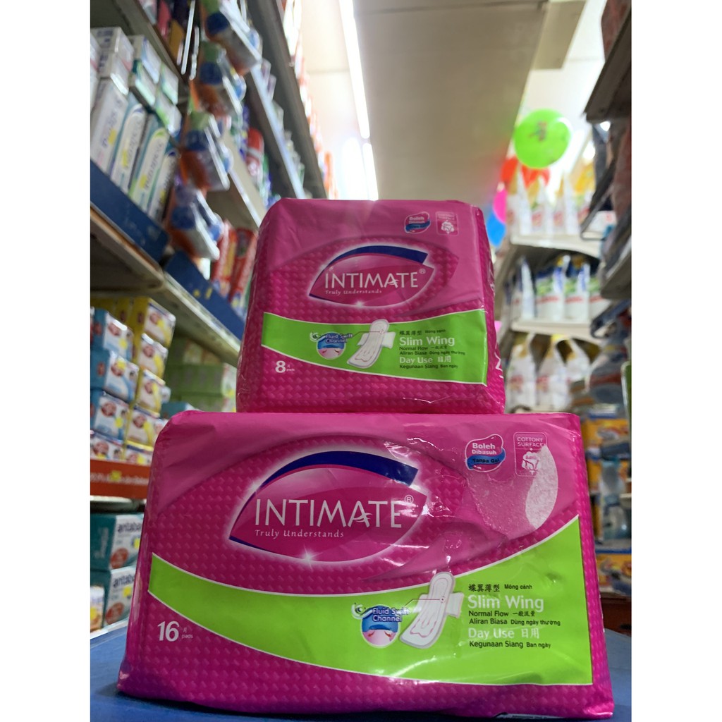 Intimate Slim Wing Day Use (8 Pads/16 Pads) | Shopee Malaysia
