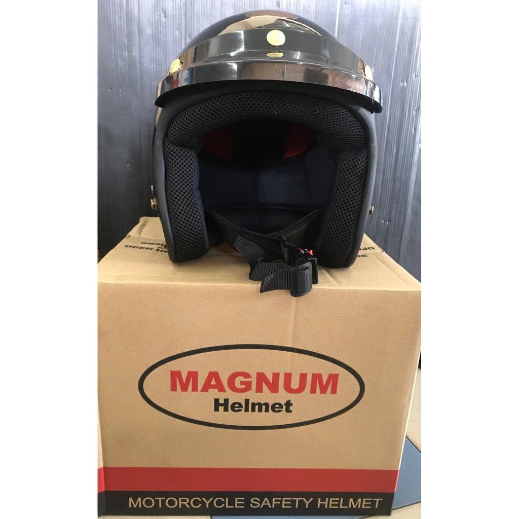 HELMET MAGNUM M8 (NO VISOR)(3 BUTTON) | Shopee Malaysia