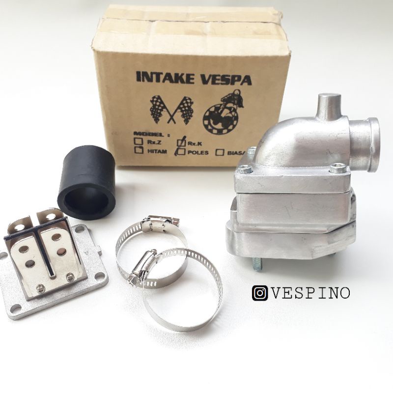 Vespa SUSUN INTAKE BRAN RX K COMPLETE/SANIPOL SUSUN VESPA SUPER SPRINT ...