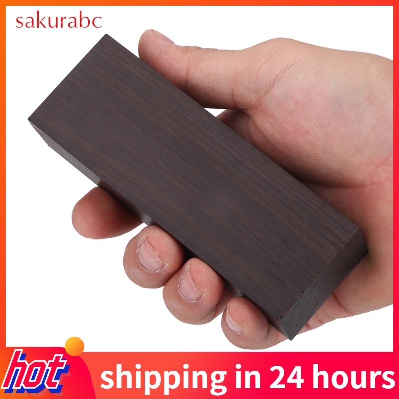 Handle Timber Wood Block Rare Craft Hobby African Blackwood Tool Ebony ...