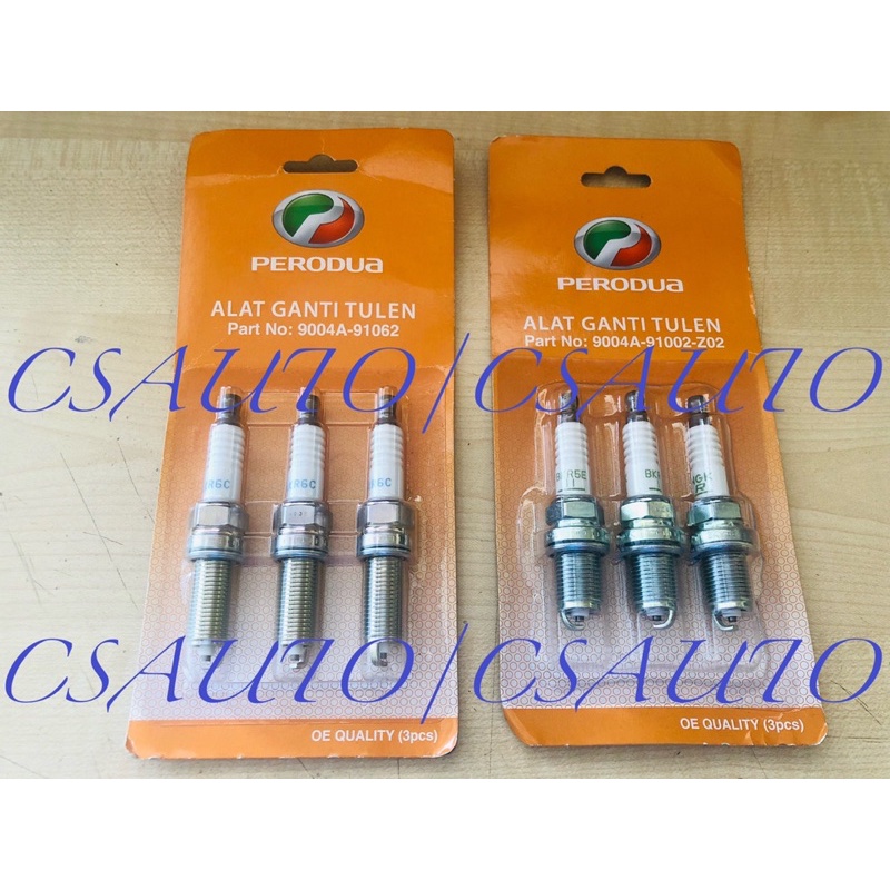 Kelisa /Kenari /Myvi /Viva/AXIA/BEZZA/Kancil 850 Spark Plug Original Perodua (3pcs) | Shopee ...