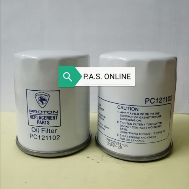 Original Proton Oil Filter (PC121102) - Gen2, Waja, Exora, Suprima ...