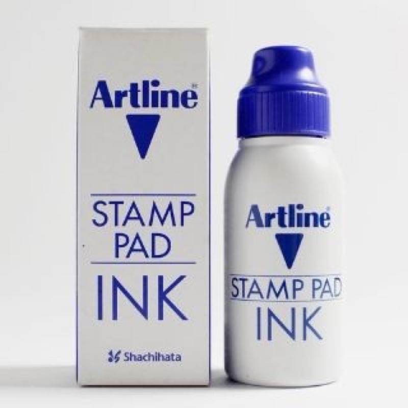 Artline Stamp Pad Ink 50cc / 50ml Stamp Pad Ink Refill (Black Blue Red ...