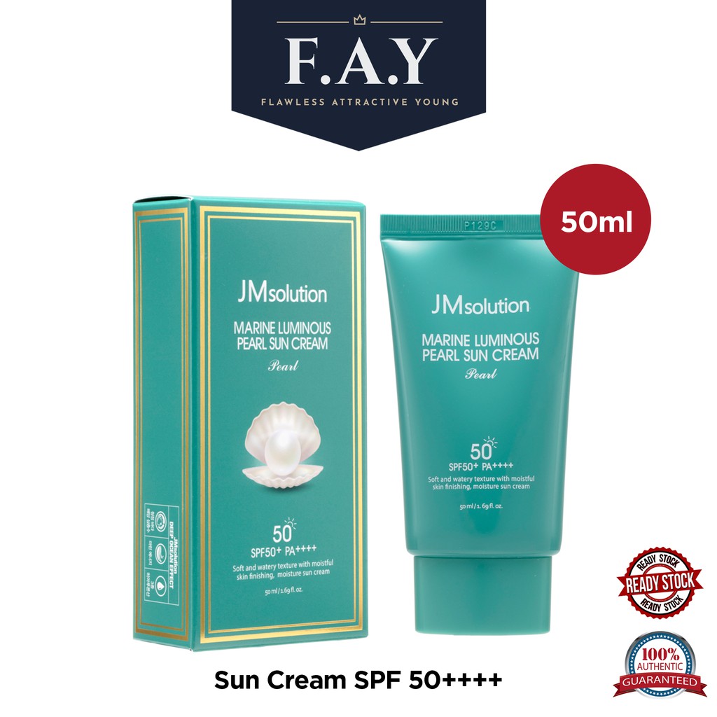 JM Solution Marine Luminous Pearl Sun Cream - 50ML (SPF50+ PA ...