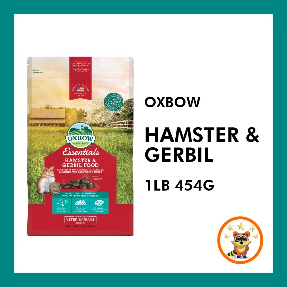 Oxbow Essentials Hamster & Gerbil Dry Food 454g 1lbs | Shopee Malaysia