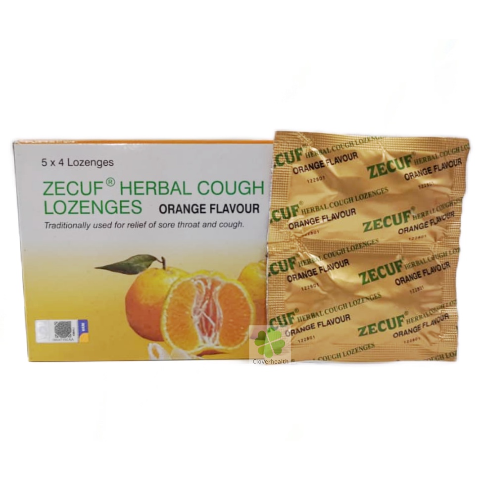 Zecuf Herbal Cough Lozenges 20's ( Lemon , Strawberry , Raspberry ...