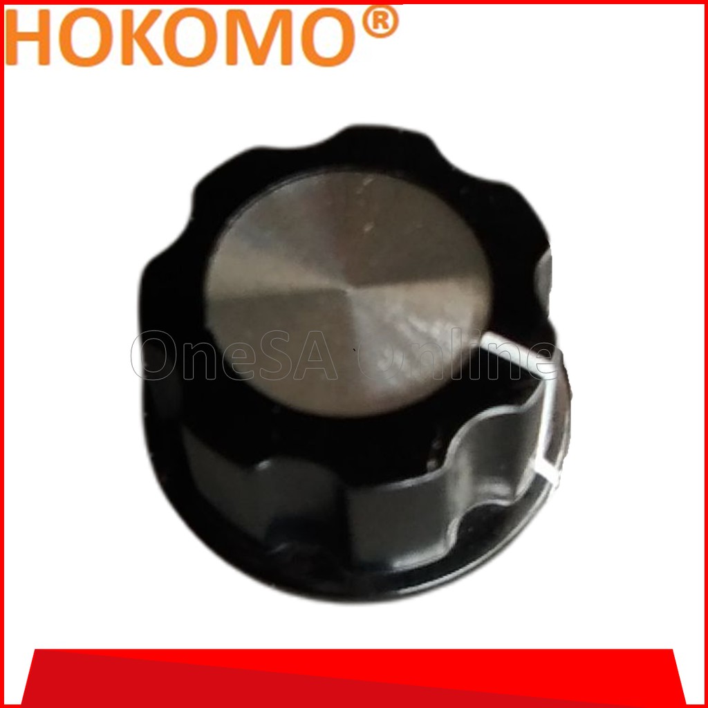 VARIABLE RESITOR KNOB SMALL, SIZE : DIA 24MM X SHAFT 6MM, (VR-KNOB-S ...