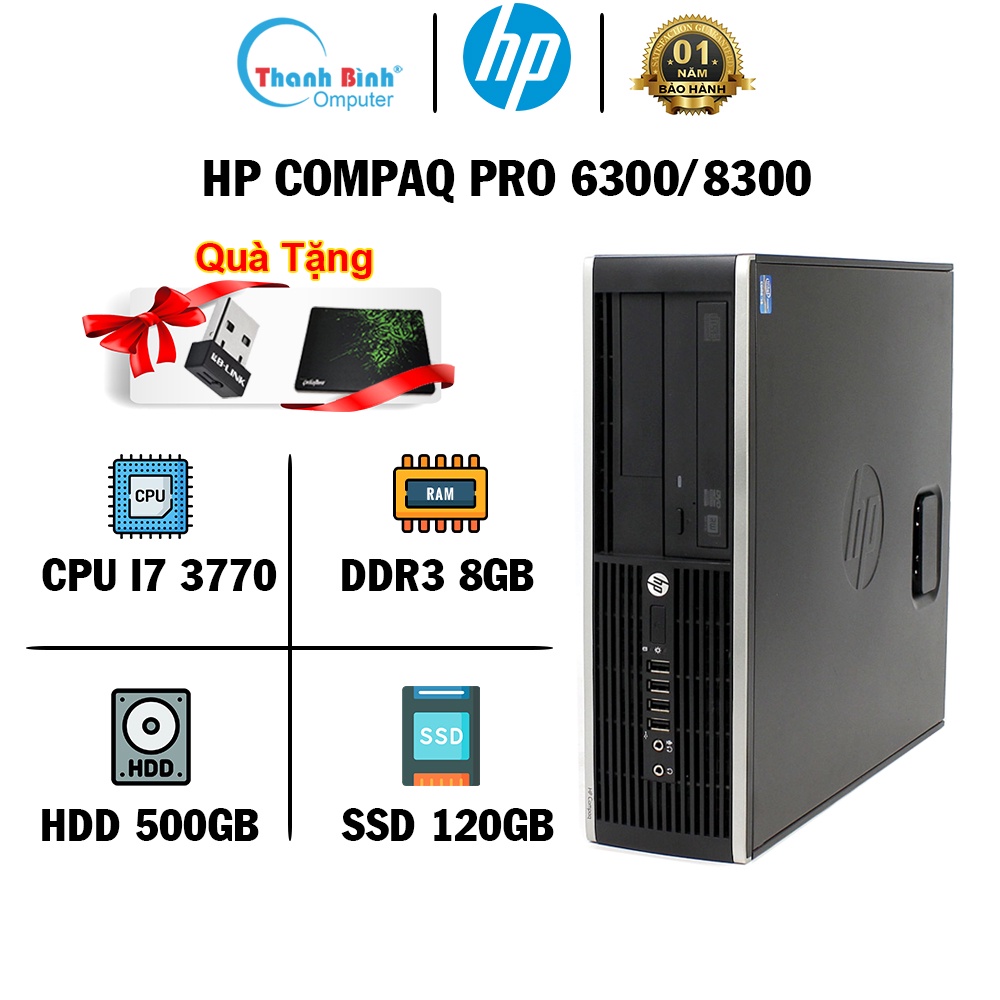 HP Pro 6300/8300 synchronized computer (I7 3770-8G-120G-500G ) | Shopee ...