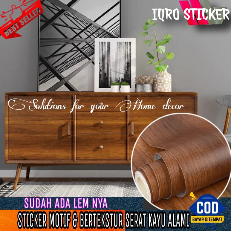 KAYU Table scotlet stickers / Cupboard scotlet stickers / Wood motif ...