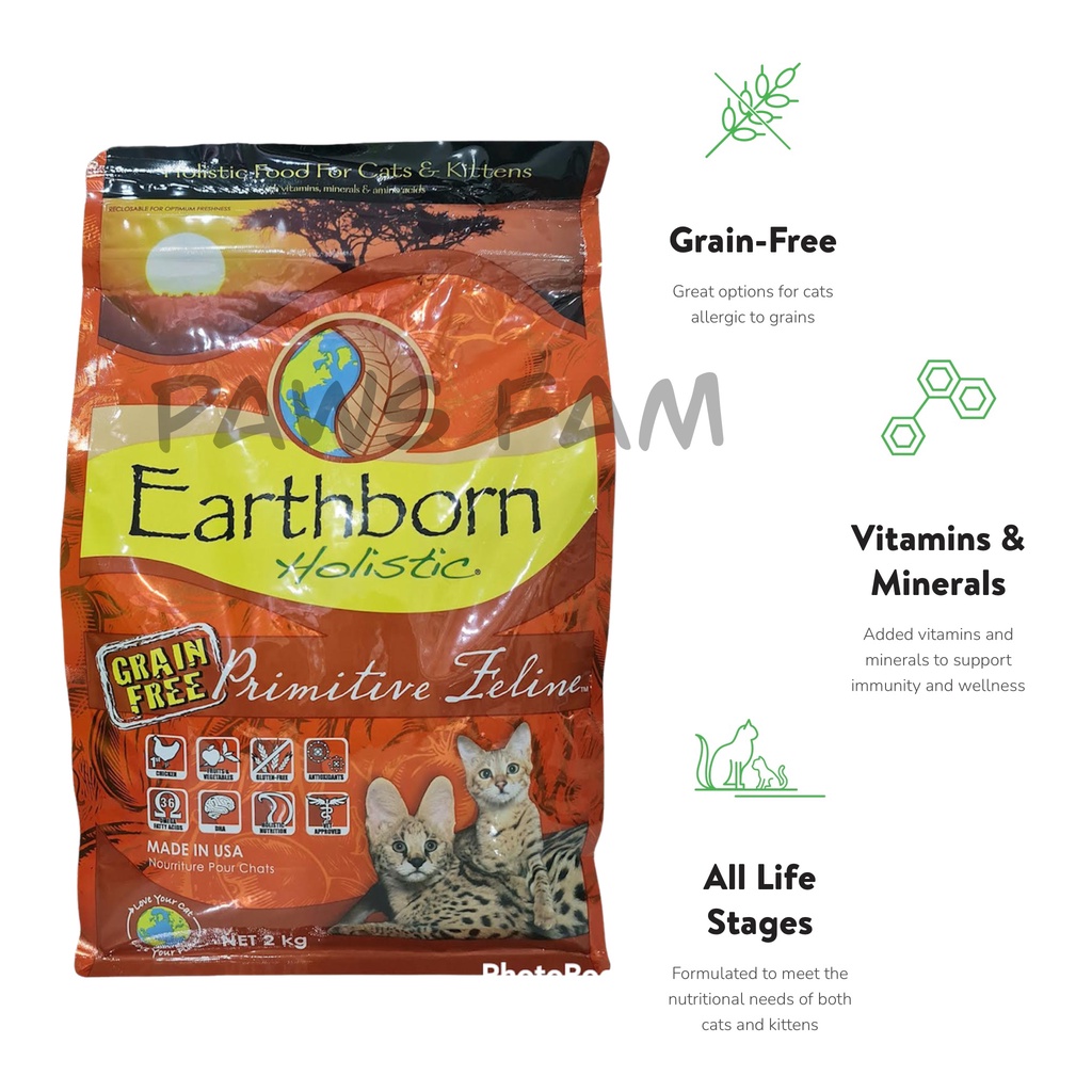 EarthbornHolistic Primitive Feline - Chicken - 2kg | Shopee Malaysia