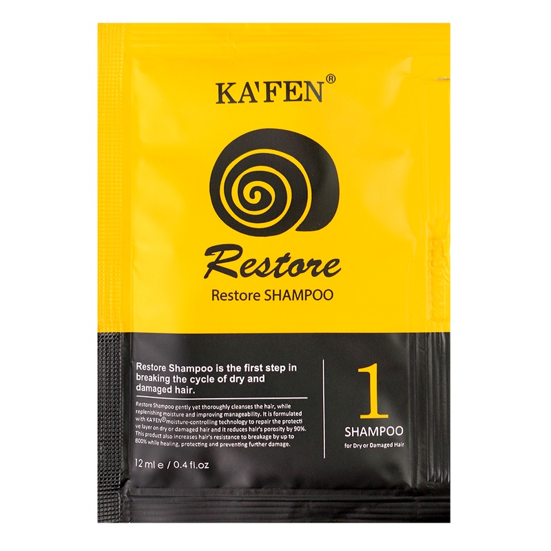 【台湾总公司】KAFEN Snail Restore Shampoo/Treatment 250ml/760ml Damaged Split ...
