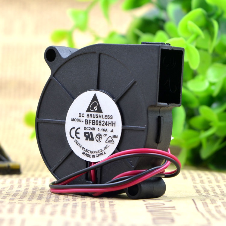 Delta 5015 24V 0.16A 5cm turbo centrifugal blower cooling fan BFB0524HH ...