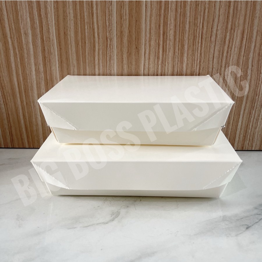 Paper Lunch Box/Paper Lunch Box/Halal MUI/Food Grade | Shopee Malaysia