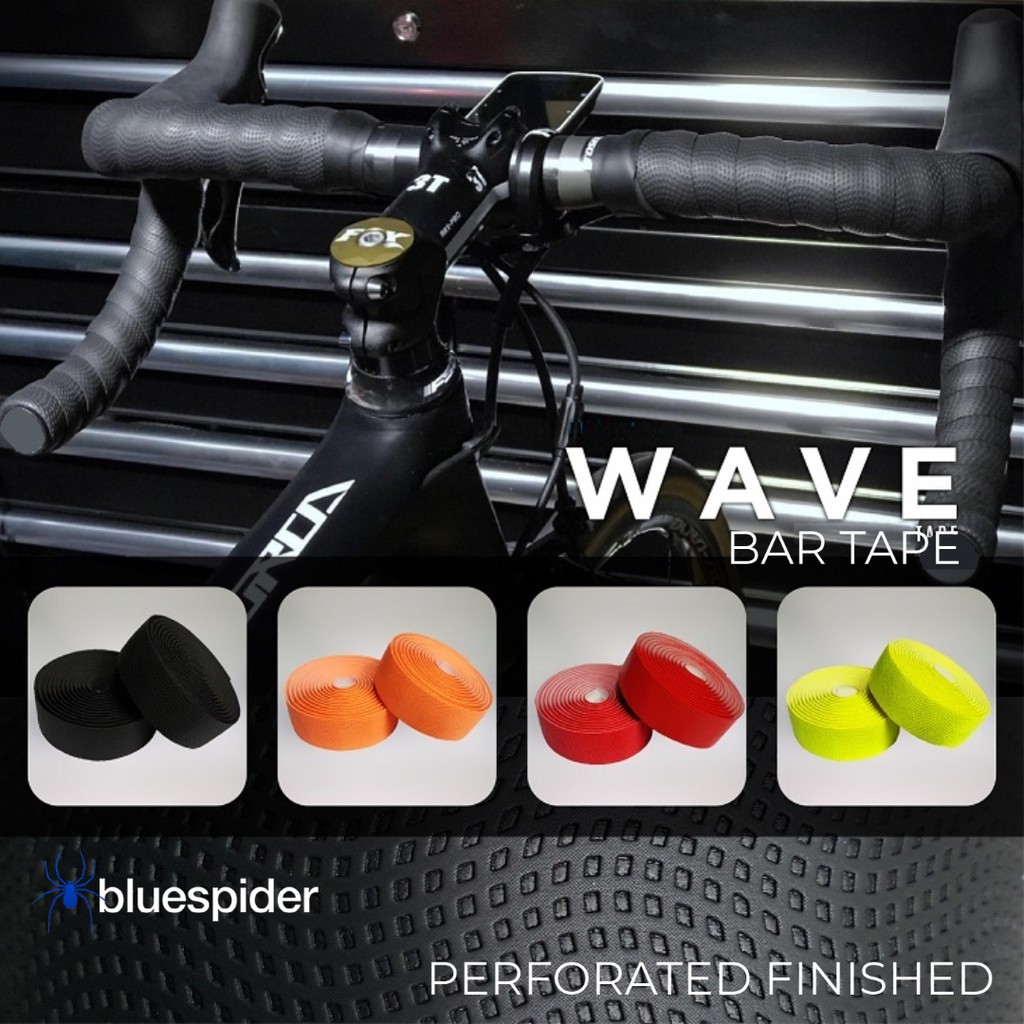 🔥Ready Stock🔥Blue Spider Wave Bar Tape Handlebar Tape RB Road bike ...