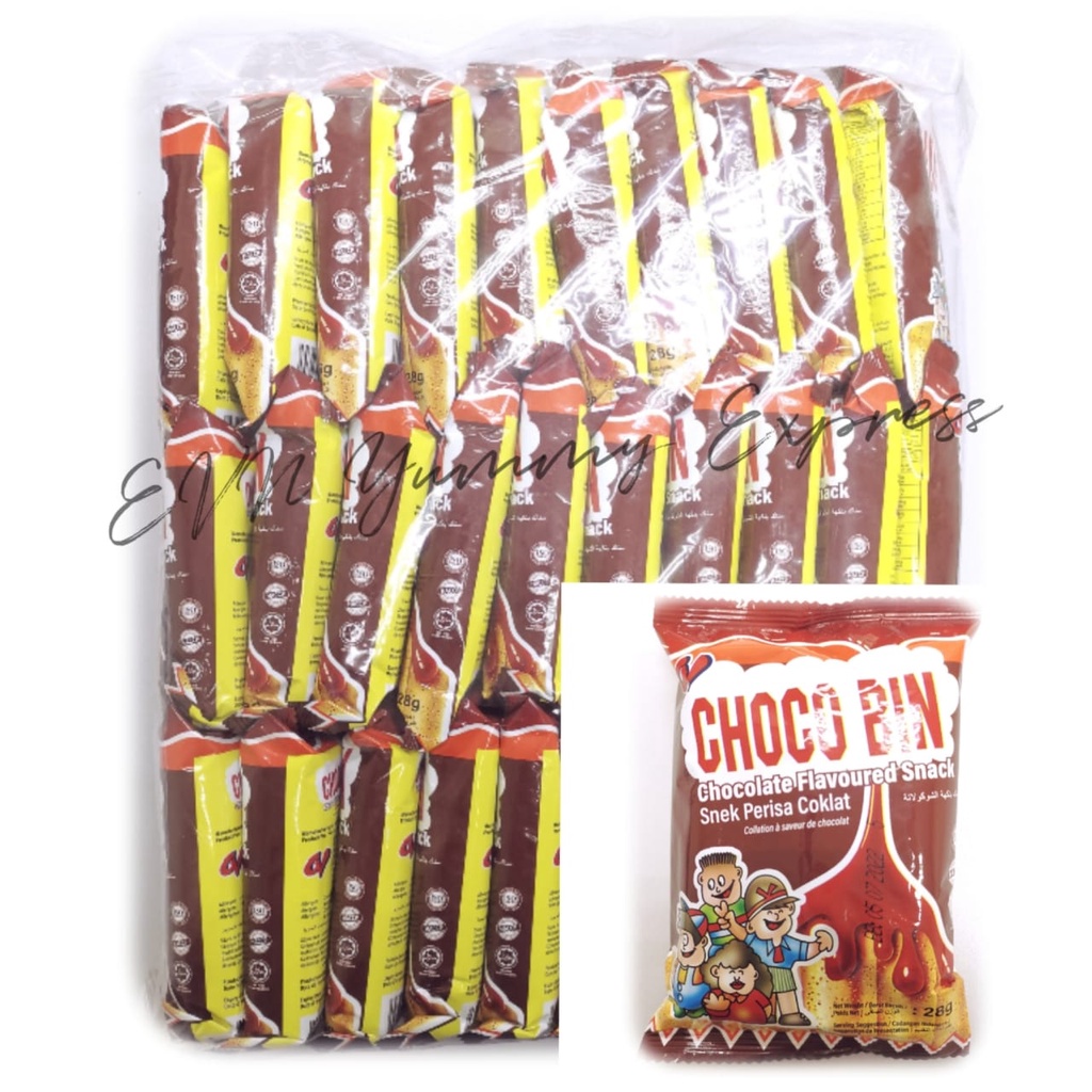 CV CHOCO BIN CHOCOLATE FLVOURED SNACK 26g X 30 PACKS | Shopee Malaysia