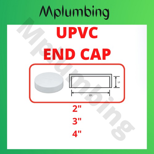 UPVC END CAP PENUTUP PAIP PIPE PUTIH | Shopee Malaysia