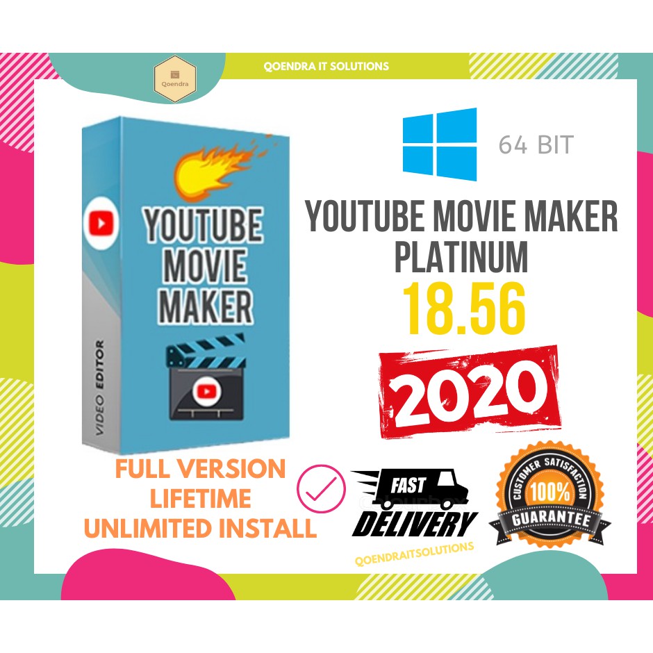 🔥HOT🔥 YouTube Movie Maker Platinum 18.56 | Lifetime | Full Version | Shopee Malaysia