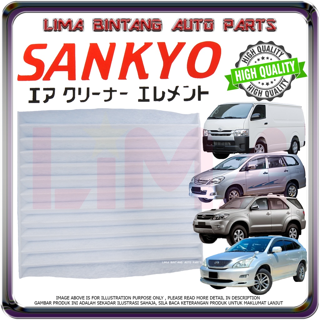 Toyota Hiace KDH200 , Innova TGN40 , Fortuner TGN51 , Harrier ACU30 ...