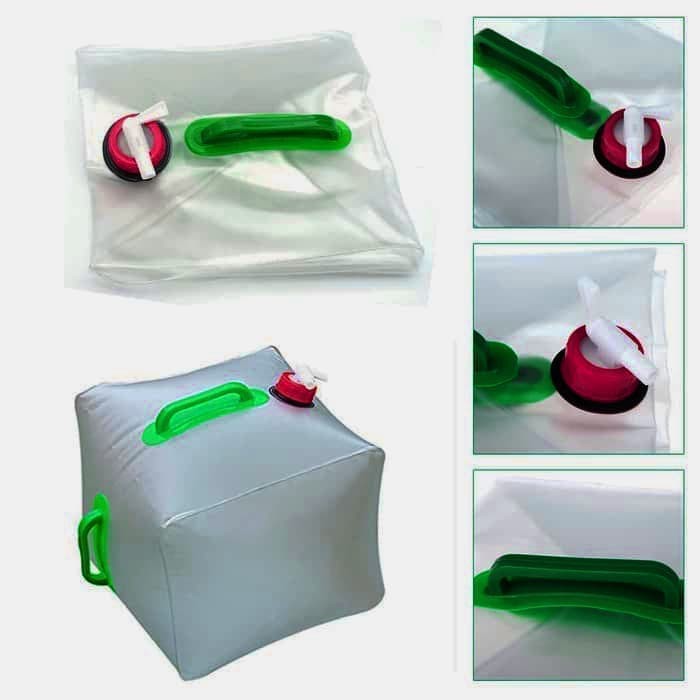 10l Folding Jerry Can Water Bottle Portable 10 Liter Liquid Container ...