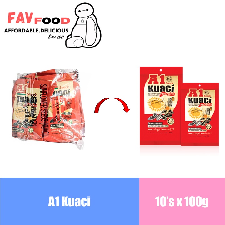 [HALAL] A1 Kuaci (10s x 100g) / Cap Rama-rama Kuaci ( 10s x 110g ...