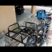 motorcycle rack delivery tapak besi letak beg baseplate food delivery ...