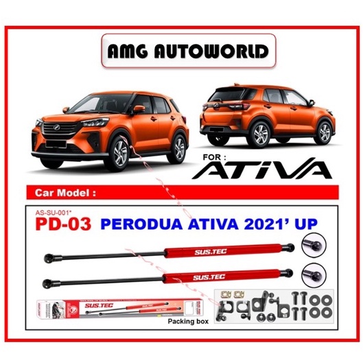 PERODUA ATIVA 2021 2022 2023 Sustec Front Bonnet Damper Hood Gas Lift ...