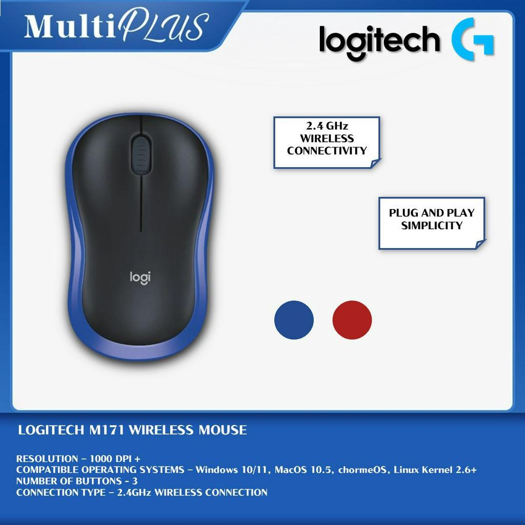 LOGITECH M185 WIRELESS MOUSE | Shopee Malaysia
