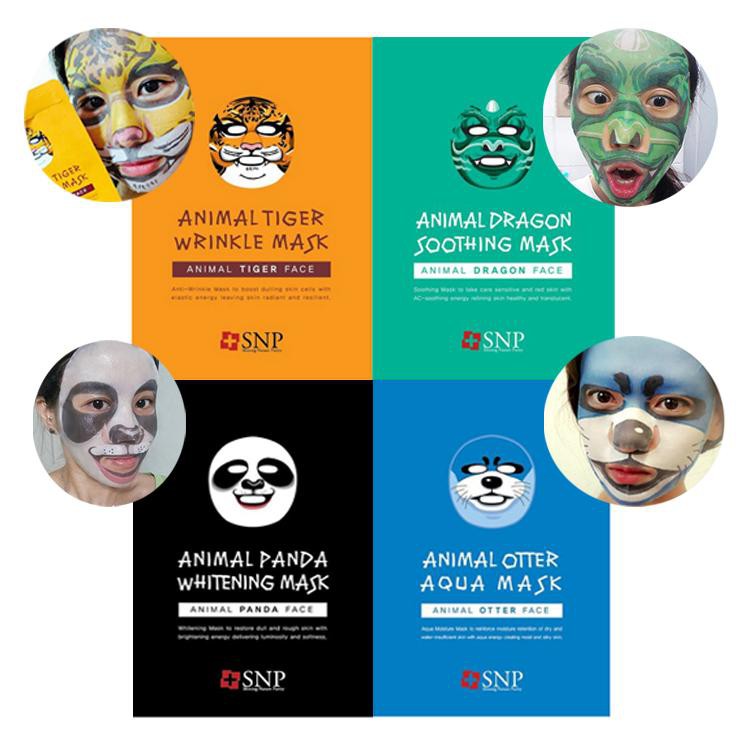 Snp ANIMAL MASK Sachet MASK (ANIMAL Character Face MASK) | Shopee Malaysia