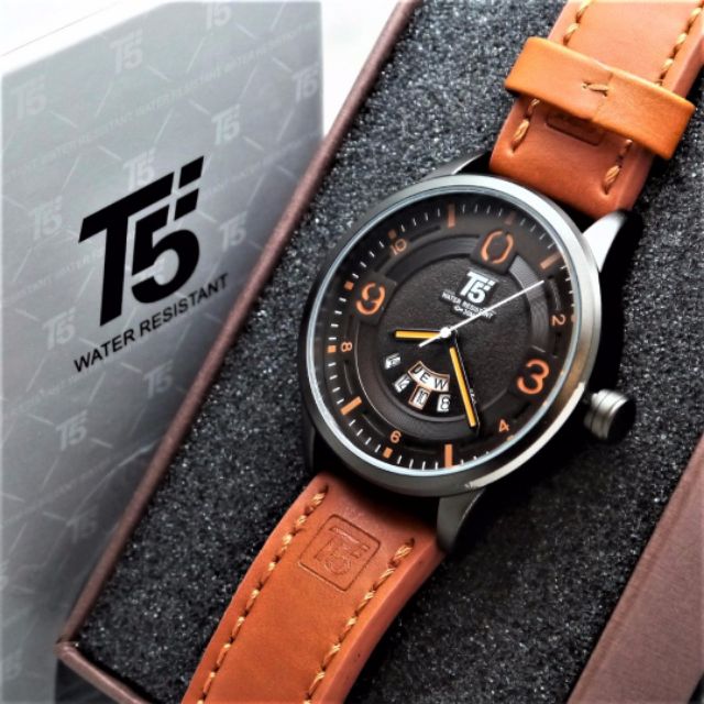 🔥🔥stylish orange analog T5 watch for men🔥🔥 | Shopee Malaysia