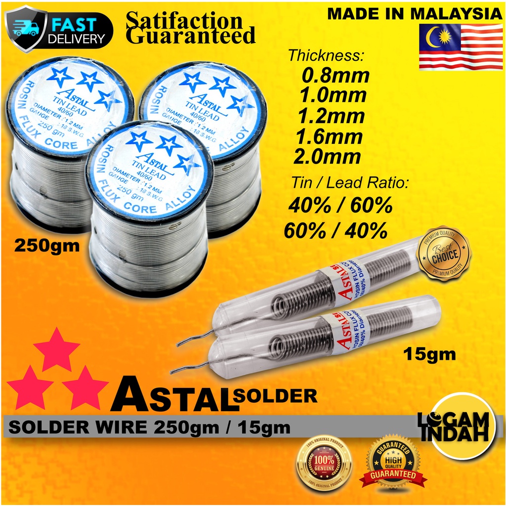 {100%ORIGINAL} ASTAL SOLDER WIRE / SOLDERING WIRE / WIRE SUPER FLUX ...