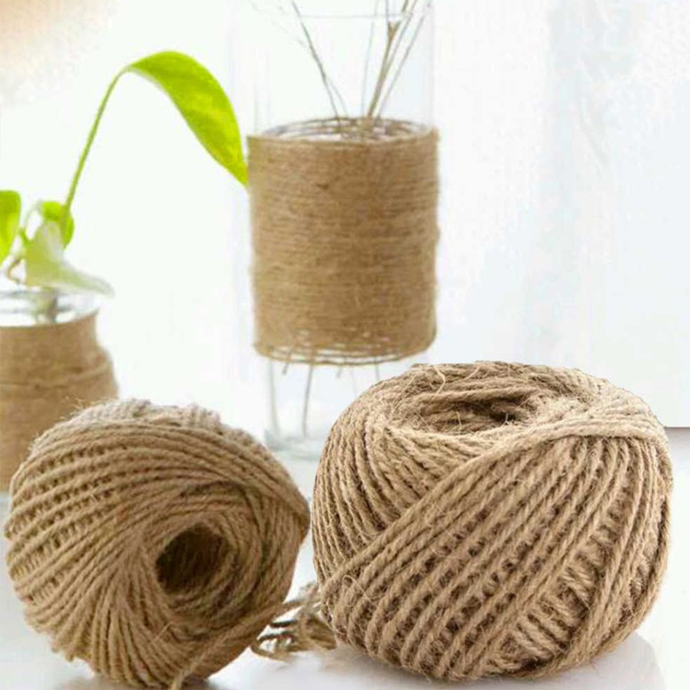 [Ready Stock] 10meter x 2mm Hemp Rope DIY 麻绳 Decorative Natural Rope ...