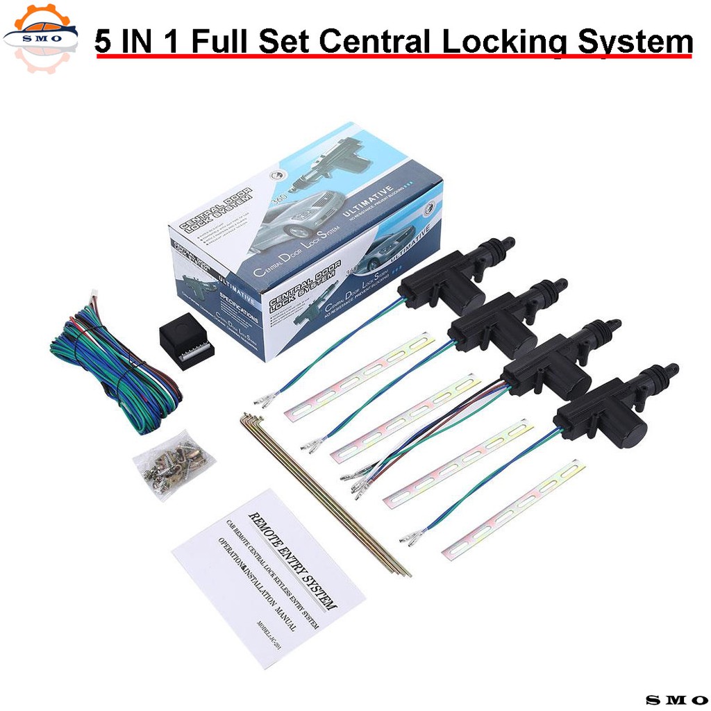 Car Central Locking Set Actuator Motor Relay Wiring Adapter Door Lock ...