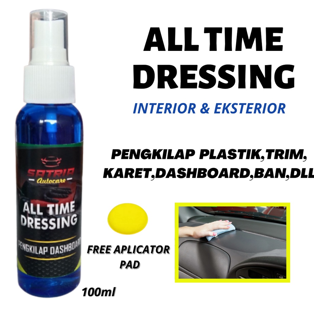 Plastic Blackening Polish Trim Dashboard Rubber All Time Dressing ...