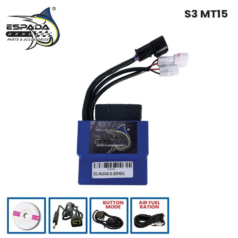 🔥READY STOCK🔥 ECU RACING S3 (ESPADA) MT15 | Shopee Malaysia